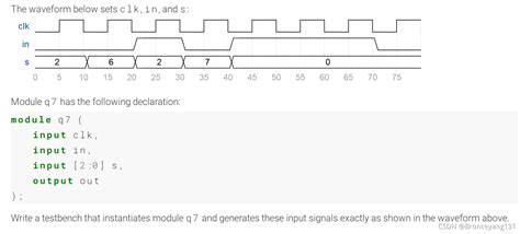hdlbits 系列（11）——verification reading simulations andand verification