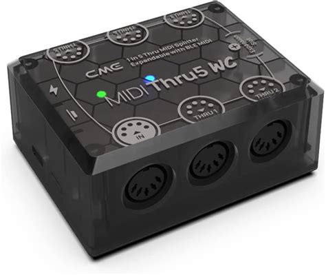Cme Midi Thru5 Wc 1 In 5 Out Through Box High Speed Splitter With