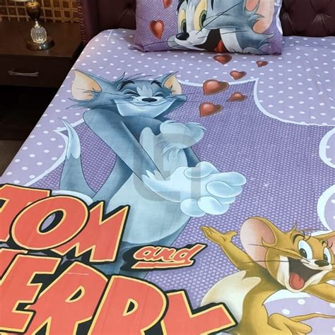 tom jerry cartoon bed sheet online pakistan urban decoria