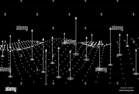 Abstract Vector Three Dimensional Digital Terrain Of Big Data Concept Graphics With Artificial