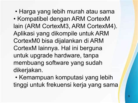 Ppt Prosesor Arm Cortex Ppt