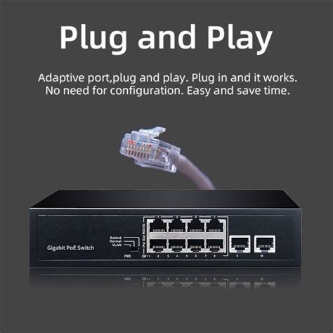 Comfast Cf Sg181p 10 Port Gigabit Poe Ethernet Switch 20gbps Backplane Bandwidth Monitoring