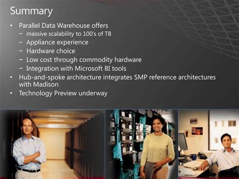 Microsoft Sql Server Parallel Data Warehouse Presentation Ppt