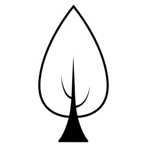 Premium Vector Simple Tree Vector Icon Design Flat Icon