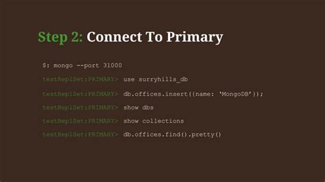 Mongodb Database Replication Ppt
