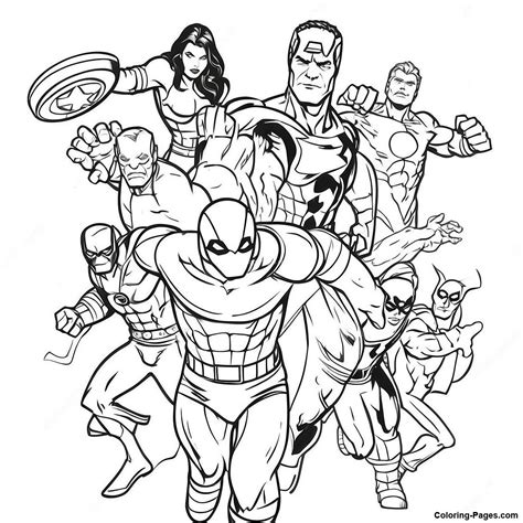 Halloween Coloring Pages Marvel