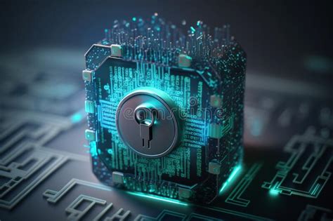 Cyber Security And Privacy Data Storage Protection Concept Generative