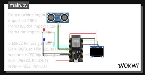 Sensor Ultrasonico Con Leds Y Pantallas Wokwi Esp32 Stm32 Arduino
