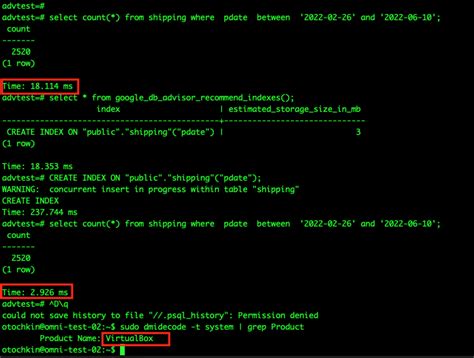 gleb otochkin on twitter running my test alloydb in a virtualbox vm