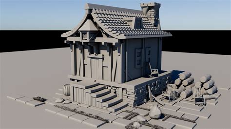 Maya Exterior Model High Poly 3d Model Cgtrader