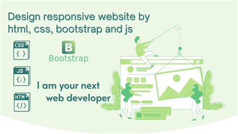 Design Responsive Website By Html Css Bootstrap And Js By Ahmedcherdal Fiverr
