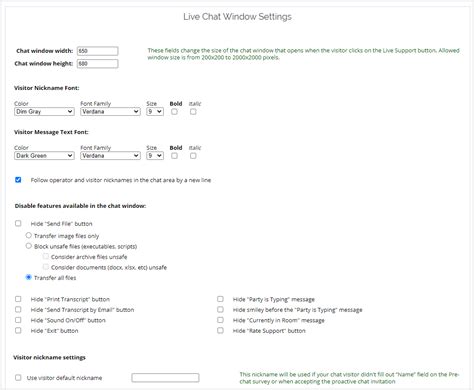 System Setup And Customization Control Panel Account Customization Visual Customization