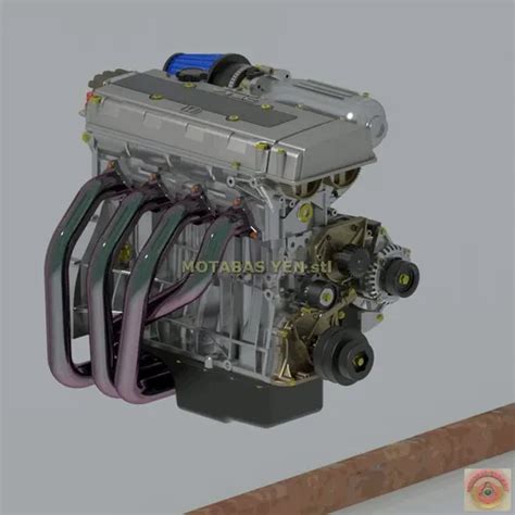 🥄 Civic B16 Engine・ Stl File For 3d Printing・cults