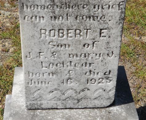Robert E Locklear 1925 1925 Find A Grave Gedenkplek