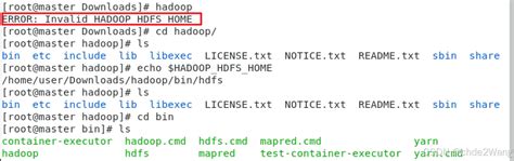报错invalid Hadoophdfshomeinvaild Hadoop Csdn博客