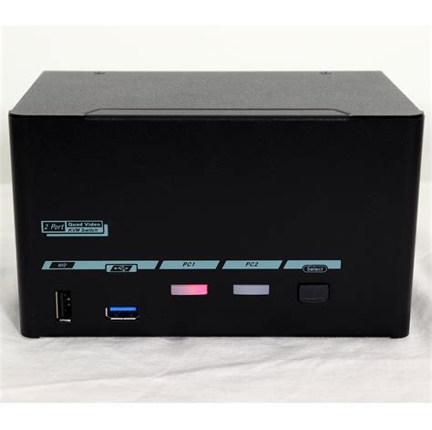 1 4 display port kvm switch quad monitor two computer — level1techs