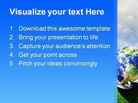 Planet Earth Globe PowerPoint Templates And PowerPoint Backgrounds