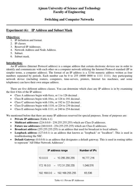 Lab6 20102 Pdf Ip Address Computer Network