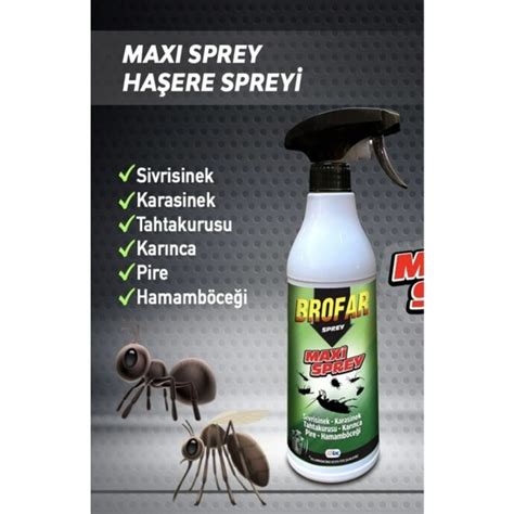 Brofar Maxi Sprey 450 Ml Sivrisinek Kara Sinek Tahta Kurusu Karınca