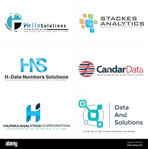 Analytics Logo Stock Vector Images Alamy