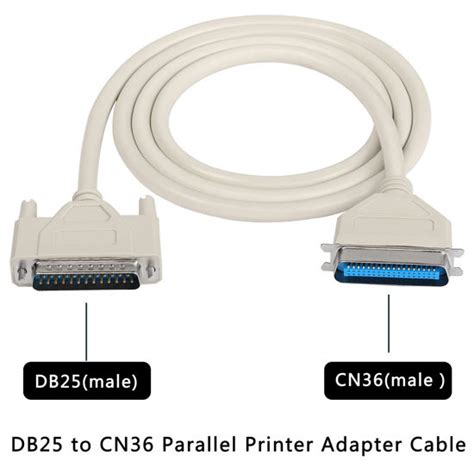 Getuscart Xmsjsiy Db25 To Cn36 Parallel Printer Cable Db25 25 Pin