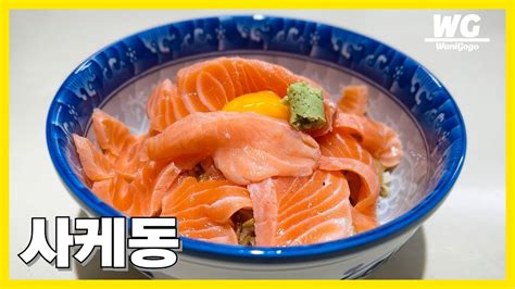 사케동 연어덮밥 이렇게 먹어보면 이제 밖에서 못 사먹습니다 코스트코 연어 100 활용법 Recipe Youtube