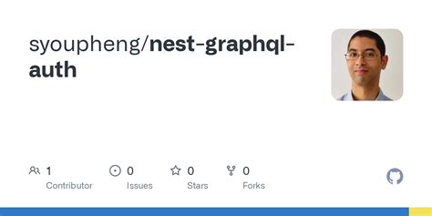 GitHub Syoupheng Nest Graphql Auth