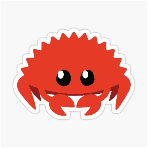 Rustlang Rust Programming Language Sticker For Sale By MonBRAND Redbubble