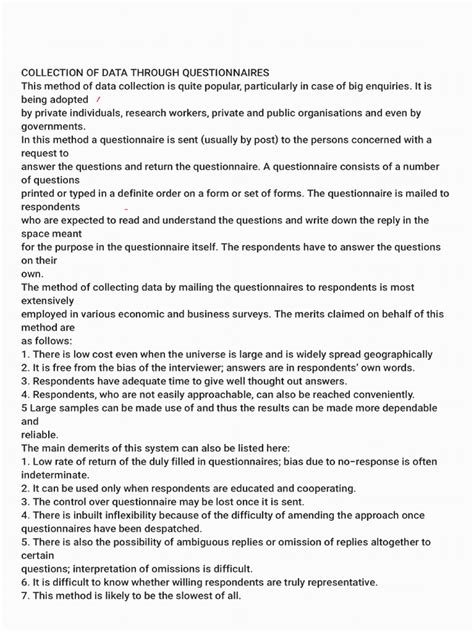 Methods Of Data Collection Part 2 Pdf