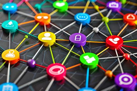 Premium Photo Visual Communication Network Social Networking Platforms