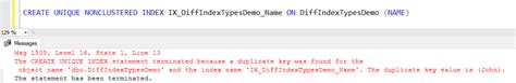 Working With Different SQL Server Indexes Types