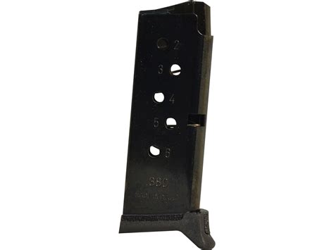 Ruger Mag Ruger Lcp Ii 380 Acp 6 Round Steel Blue Finger Rest