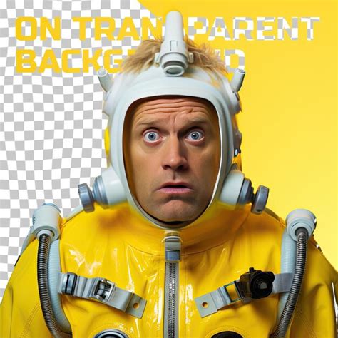 Premium Psd A Intrigued Middle Aged Man With Blonde Hair From The African Ethnicity Dressed In