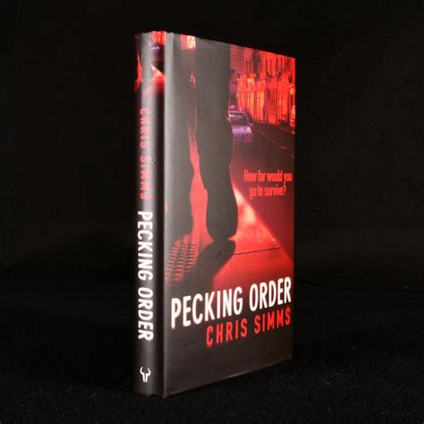 Pecking Order Von Chris Simms Fine Cloth 2004 First Edition Signed By Author Rooke Books Pbfa