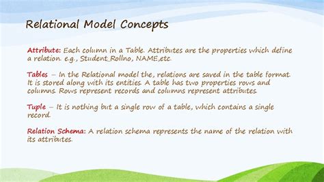 Relational Model In Dbms Lesson Relational Model Concepts