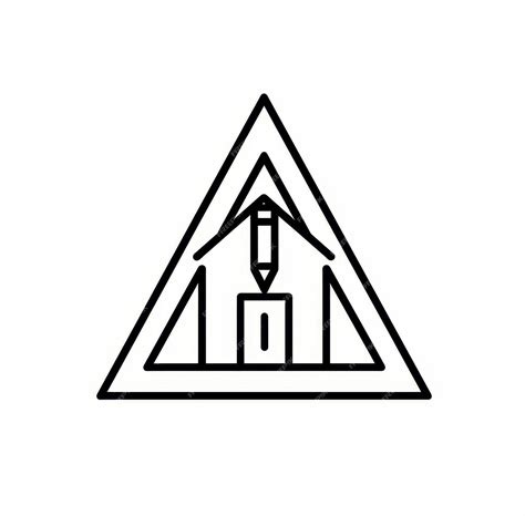 Premium Photo The Architect Development And Interior Design Icon Comprises A House Plan With