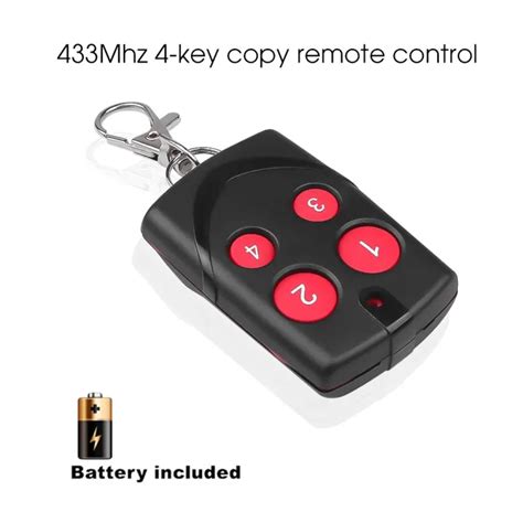 Kebidu RF Remote Control 433MHZ Remote Control For Garage Car Home Gate Sliding Door Automatic