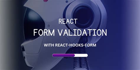 form validation library react 1 dev community