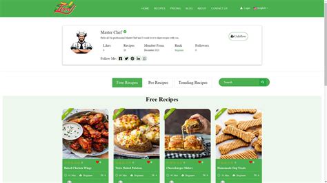 Sweetfood The Ultimate Php Recipe Platform By Easyphpbg Codester