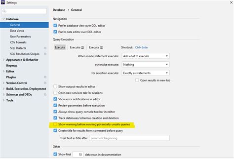 Feature Request Make Unsafe Queries Per Connection Rather Than All