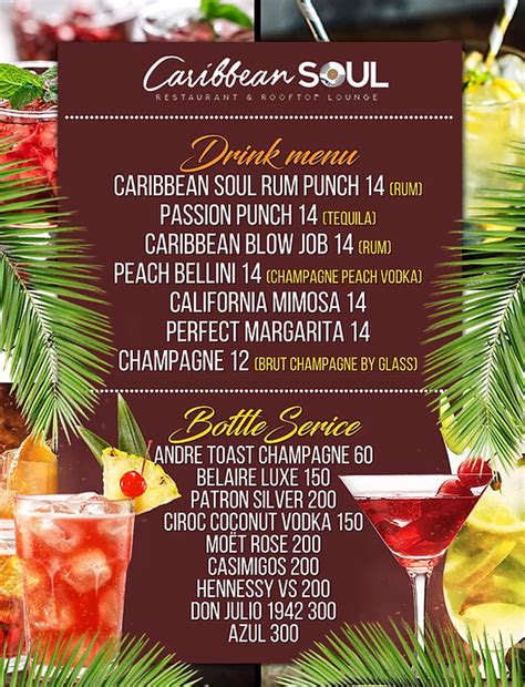 Prefix Menu Caribbean Soul