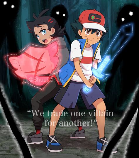 Ash Ketchum And Goh Pokemon And 4 More Drawn By Sara Bon Danbooru