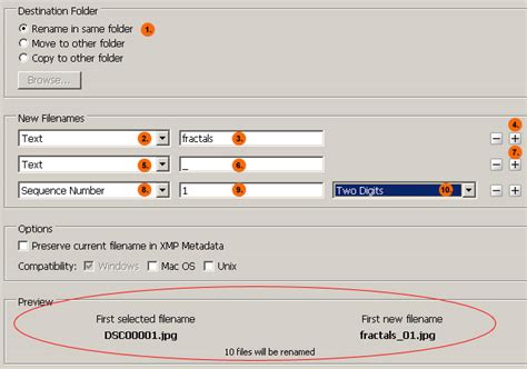 Batch Renaming Files With Bridge Heathrowe
