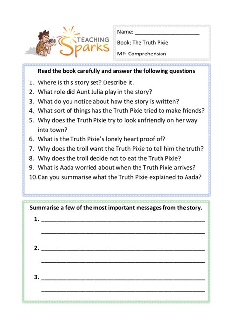 The Truth Pixie Story Resources Year 1 And Year 2 Activities And Resources