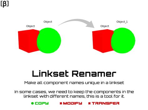 second life marketplace [beeta] linkset renamer
