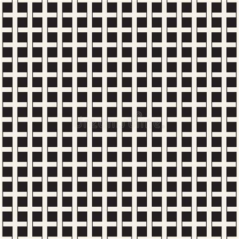 Weave Seamless Pattern Braiding Background Of Intersecting Stripes