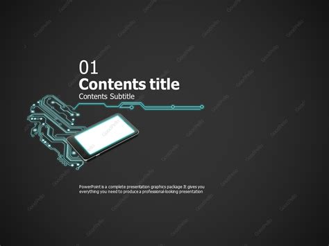 Electronic Circuit PowerPoint Template Goodpello