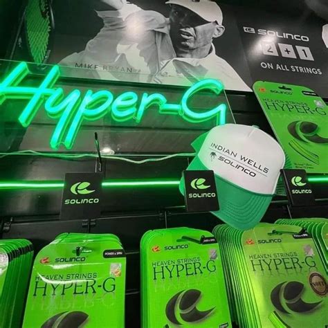 Solinco Hyper G Set Sports Equipment Sports And Games Racket And Ball Sports On Carousell