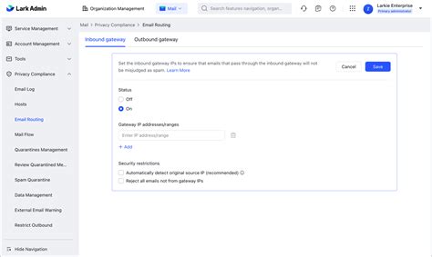 admin mail updates