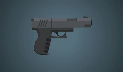 Gun Download Free 3d Models Poly Pizza
